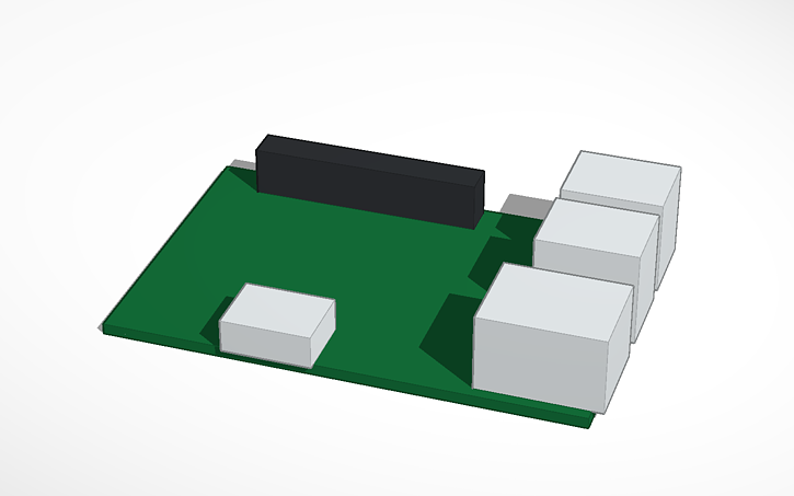 3D design Raspberry Pi 3 - Tinkercad