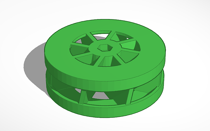 3D design Dual suction mixing impeller - Tinkercad