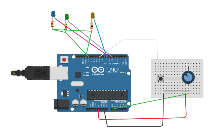 Circuit design Easy set-up | Tinkercad
