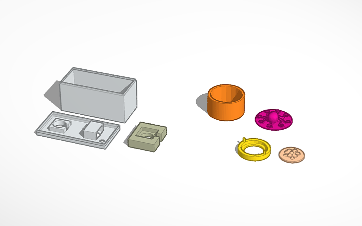 3D design Latching switch SRLECLUB - Tinkercad