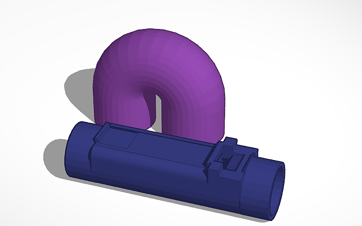 3D design Fipple for 1.5" PVC Flute - Tinkercad