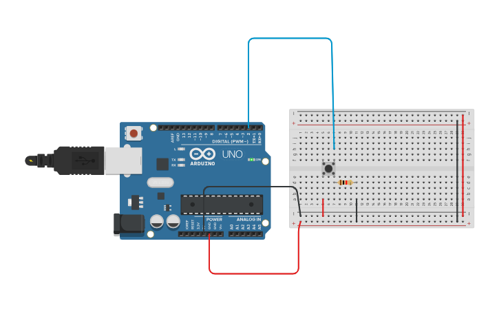 Circuit design Digital Read_Out Serial - Tinkercad
