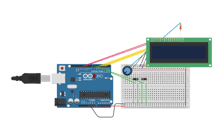 Circuit design Display - Tinkercad
