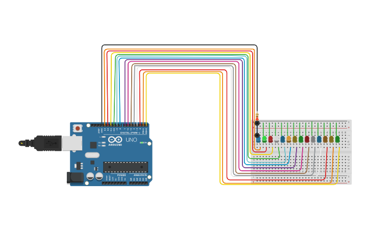 Circuit design Aprender funciones - Tinkercad