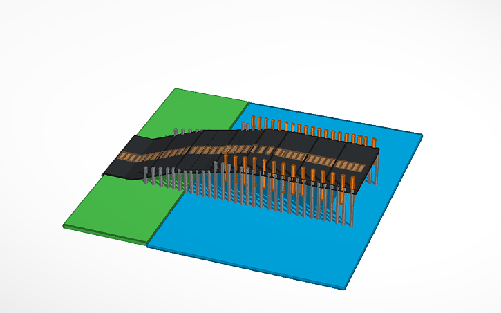 3D design bridge | Tinkercad