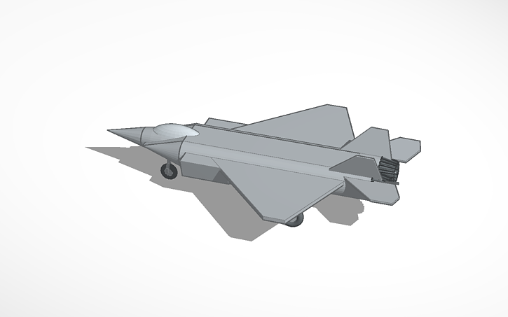 3D design F 22 Raptor | Tinkercad