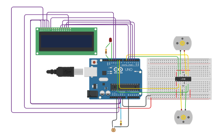 Circuit design assignment programming - Tinkercad
