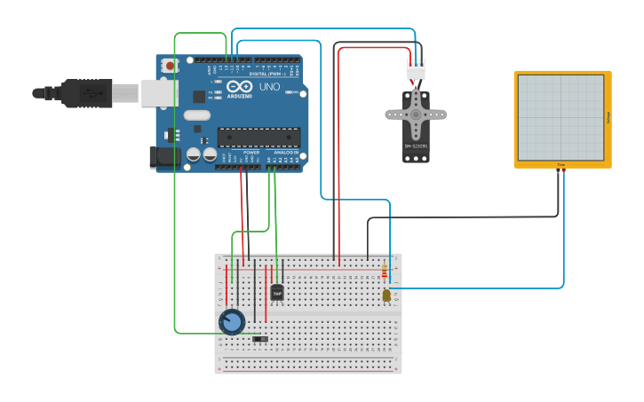 Circuit Design Copy Of Sensors And Actuators Tinkercad