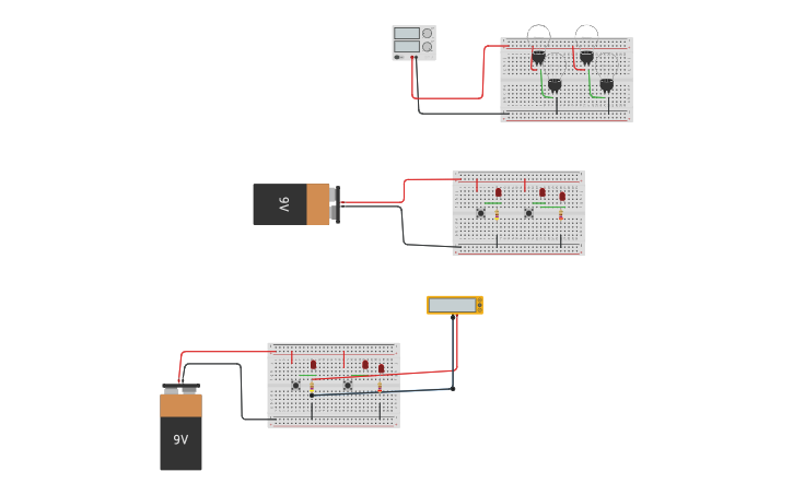 Circuit design circuitos de clase | Tinkercad