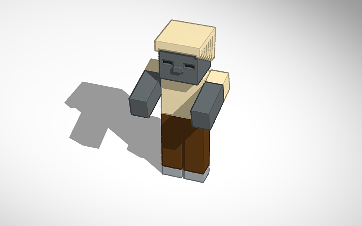 3d Design Minecraft Husk Tinkercad