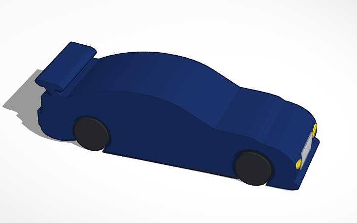 3d Design Race Car Tinkercad