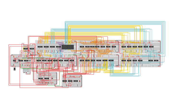 Circuit Design Pomodoro Timer Tinkercad