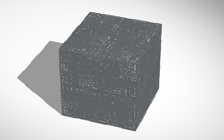 3D design Borg cube - Tinkercad