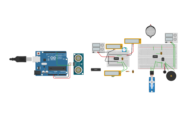 Circuit design Attiny - Tinkercad