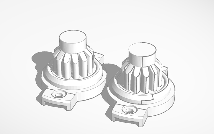 3D design Beyblade Burst X bit template - Tinkercad