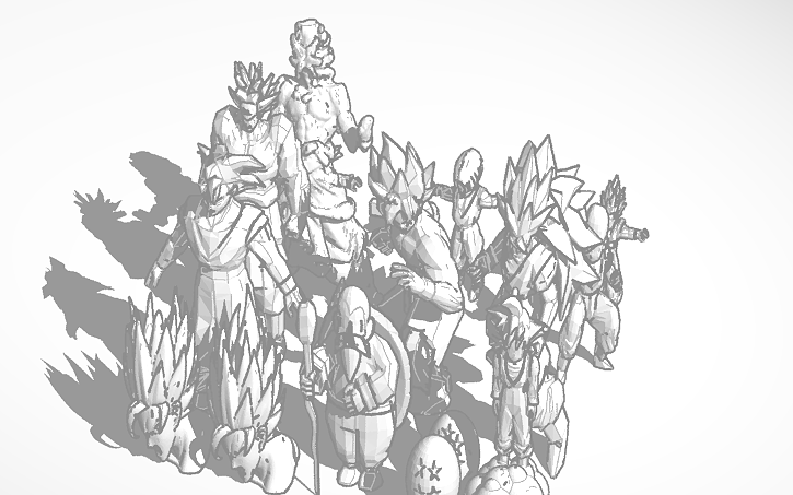 3D design Dragon ball z - Tinkercad
