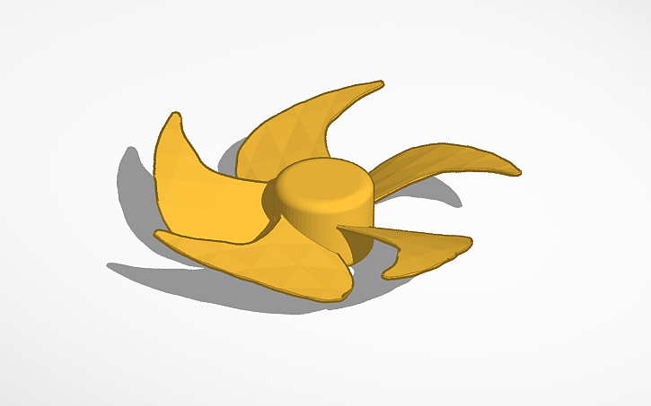 3D design propeller - Tinkercad