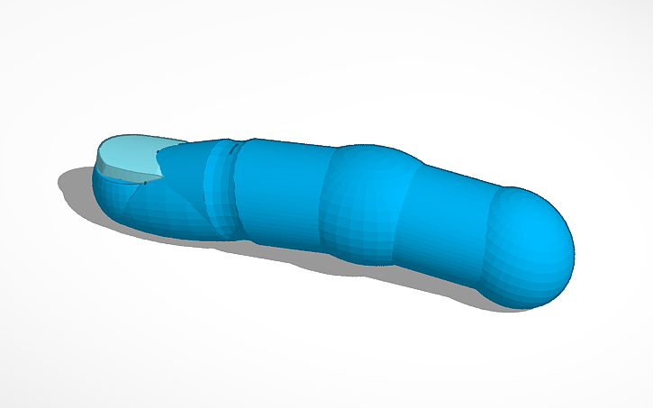 3D design A finger - Tinkercad