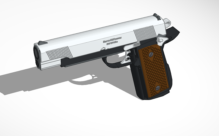 3D design Pistol - Tinkercad