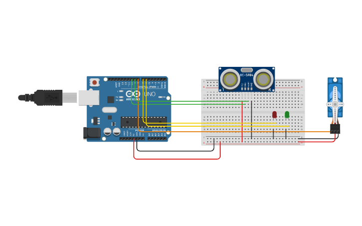 Circuit design ROBOT - Tinkercad