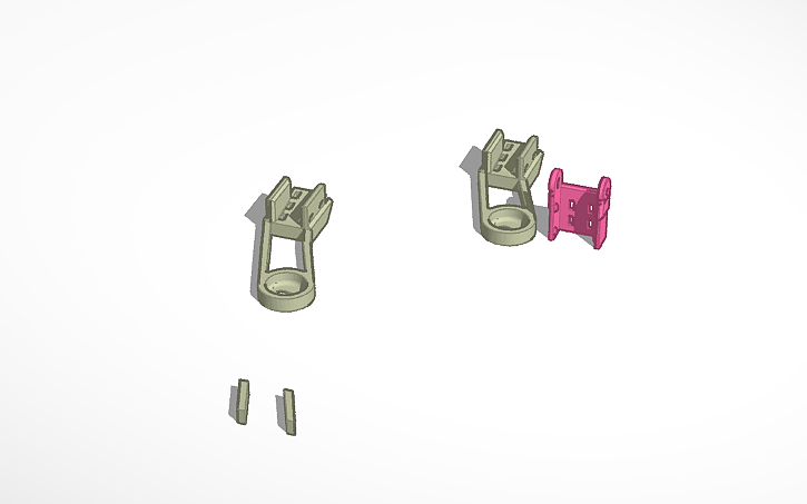 3D design Reinforced Ender-3 Bed Cable strain relief | Tinkercad