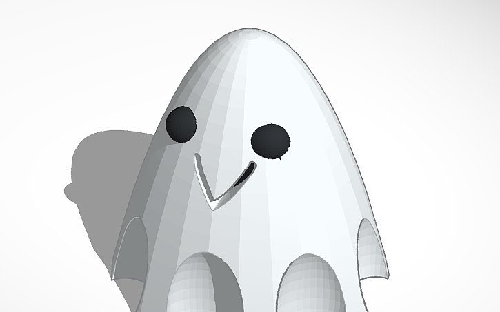 3D design Ghost! - Tinkercad