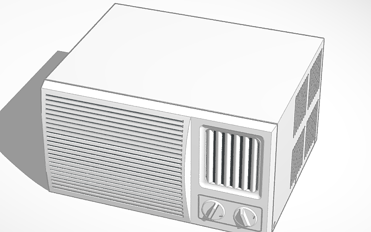 3D design Airconditioner - Tinkercad