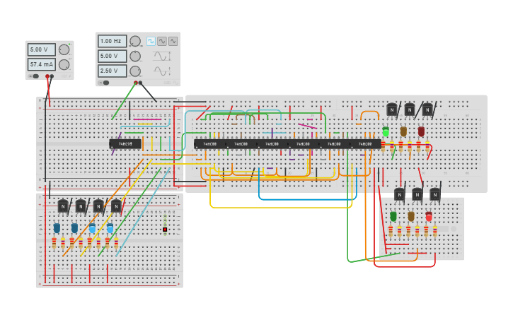 Circuit Design Projet De Groupe Feux Rouge Tinkercad