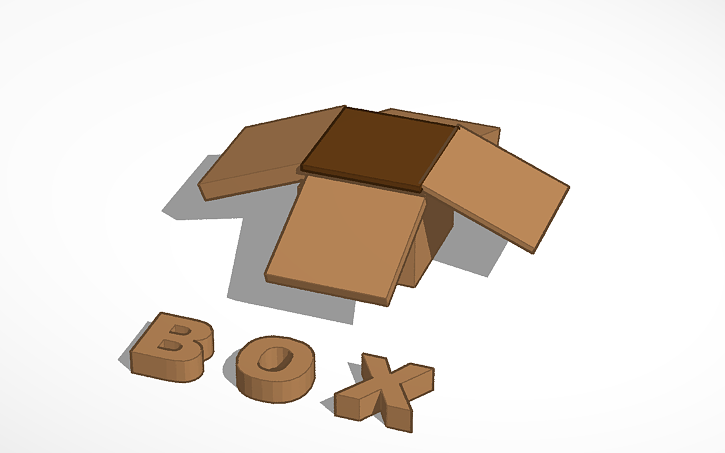 3D design Box - Tinkercad