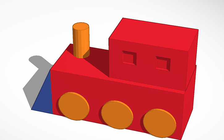3D design train - Tinkercad
