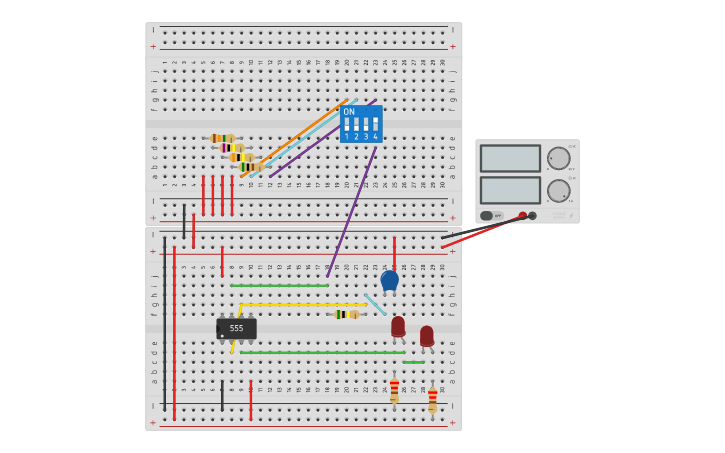 Circuit design Exercise No.3 | Tinkercad
