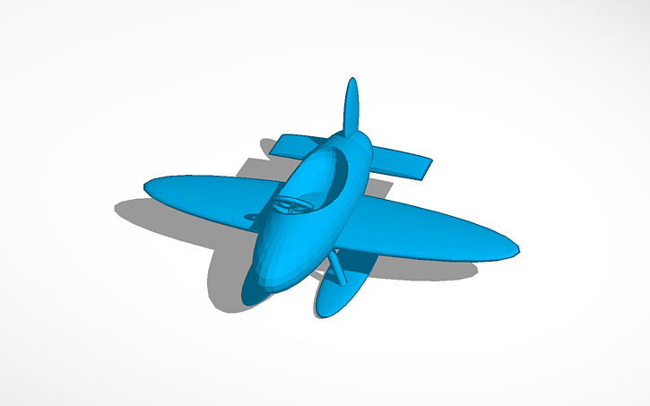 3D design Airplane | Tinkercad