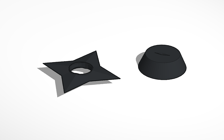 3D design Shuriken | Tinkercad