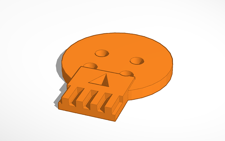 3D design Lesson: Skull #button result | Tinkercad