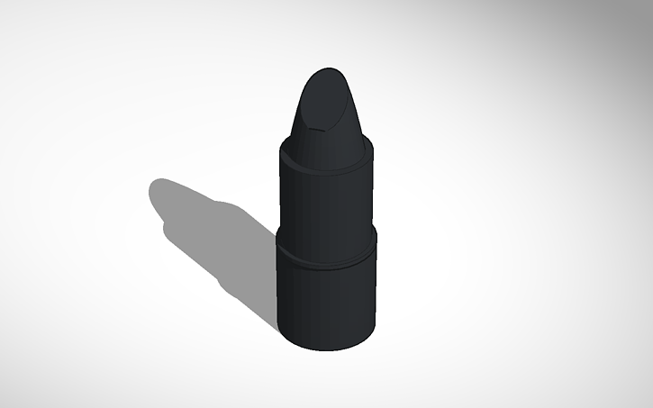 3D design lipstick | Tinkercad