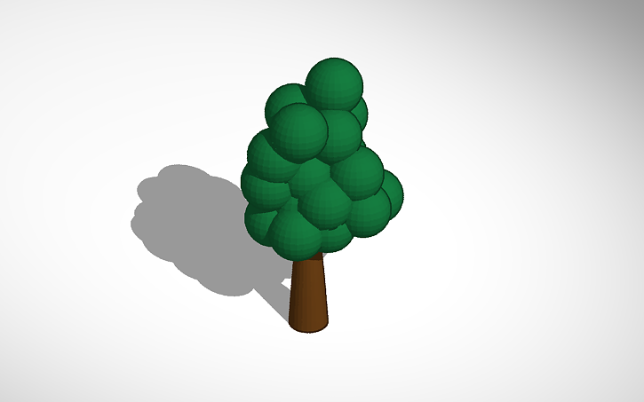 3D design tree - Tinkercad