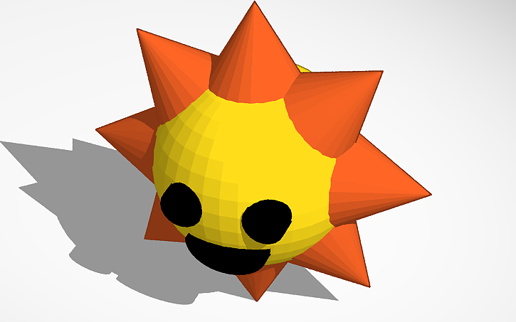 3D design mr sun sprunki - Tinkercad