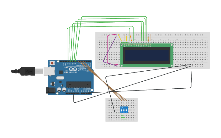 Circuit design Water Level Sensor - Tinkercad