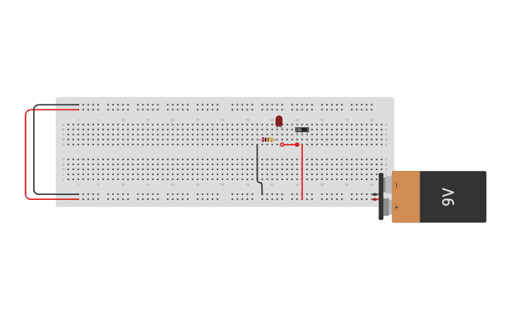 Circuit design BREAD BOARD CONNECTION - Tinkercad