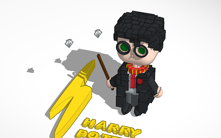 3D design Harry Potter - Tinkercad