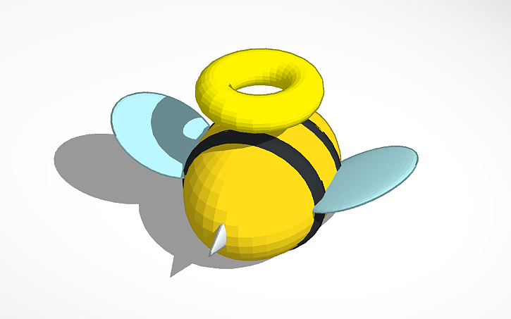 3D design In honor of the bee 🥺 | Tinkercad