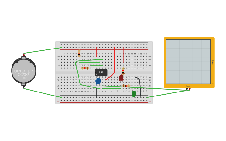 Circuit Design Ic 555 Tinkercad