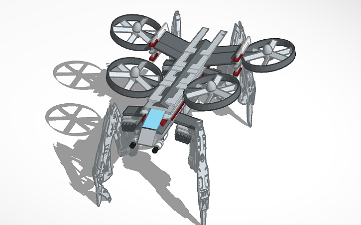 3D design brody coats-spidercopter war machine | Tinkercad