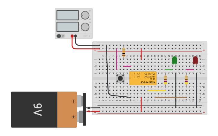 Circuit design Funcionamiento Relé 5V - Tinkercad