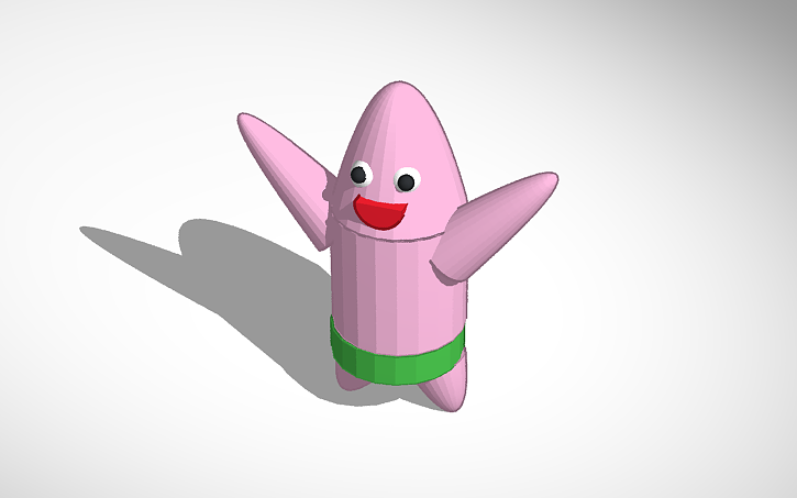 3D design Patrick Star | Tinkercad