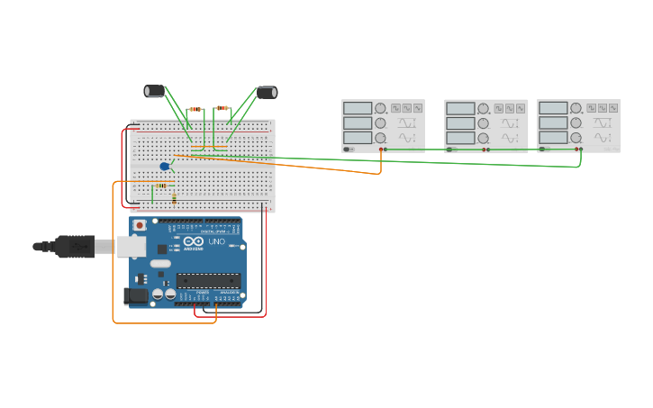 Circuit design Oscilloscope design - Tinkercad