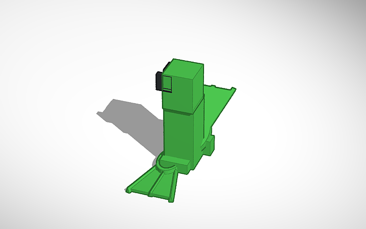 3D design creeper Pablo - Tinkercad