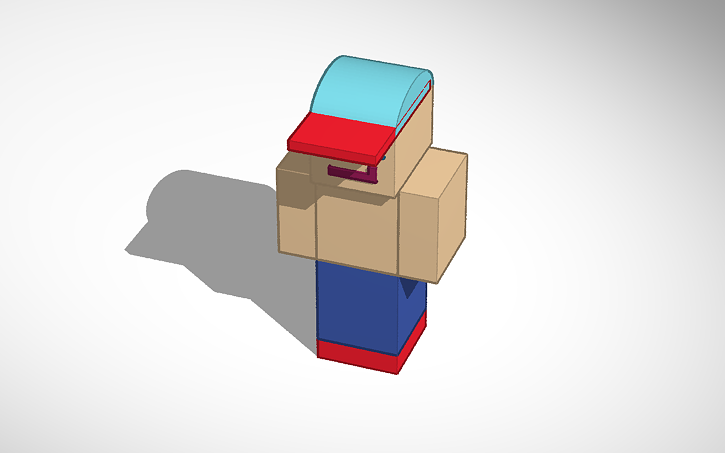 3D design minecraft character - Tinkercad