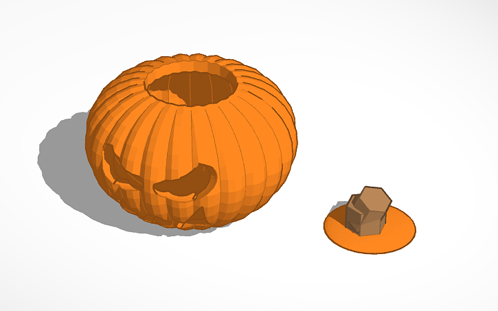 3D design Pumpkin - Tinkercad