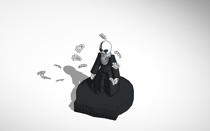 3D design W.D Gaster - Tinkercad
